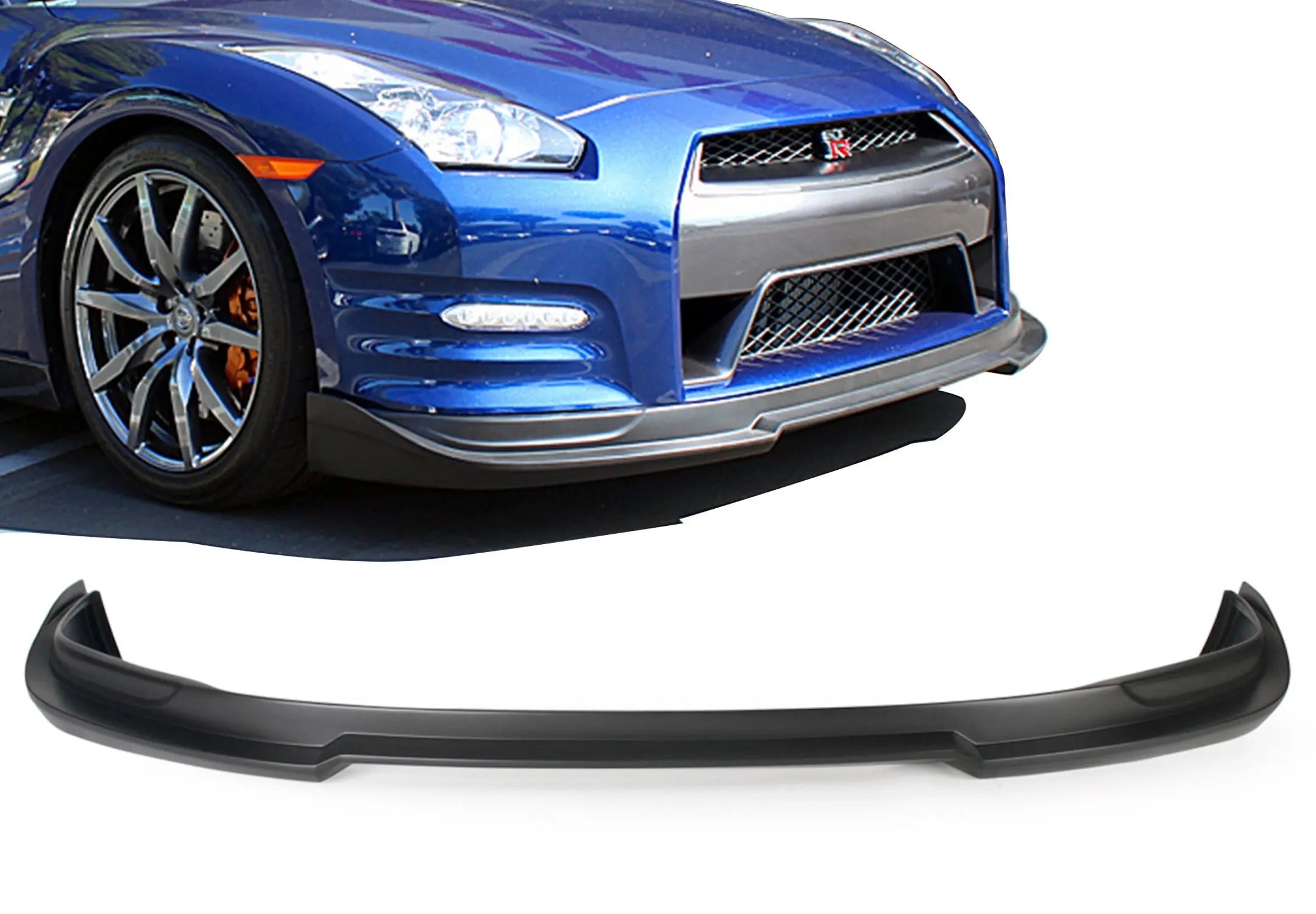 2012-2015 Nissan GT-R [R35] Front Splitter (Urethane) - GTRKB13022 ...