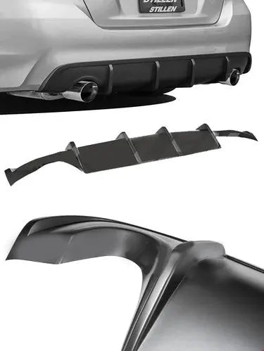2016-2018 Nissan Altima Rear Diffuser [Matte Black] - KB13158MB ...