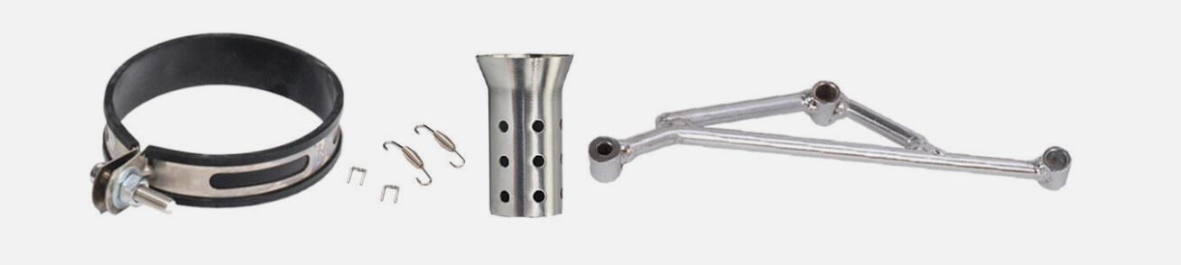 Full Exhaust Muffler Pipe For Honda Ruckus Zoomer GY6 125cc 150cc Stai ...