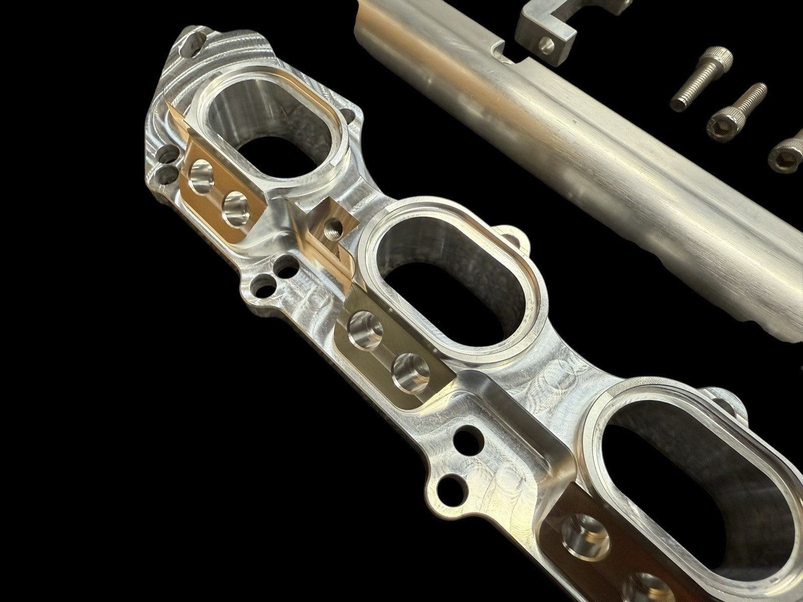 Billet B Series Intake Manifold Adapter Flange B16 B18 8 Injector 4 In ...