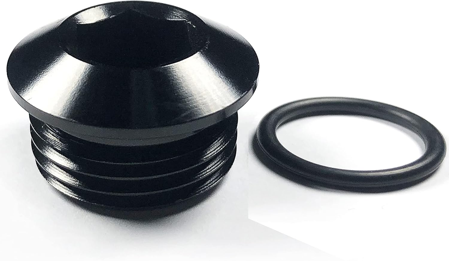 8AN Socket Plug 10 AN Male Hex Head Port Plugs Aluminum Fittings Adapt ...