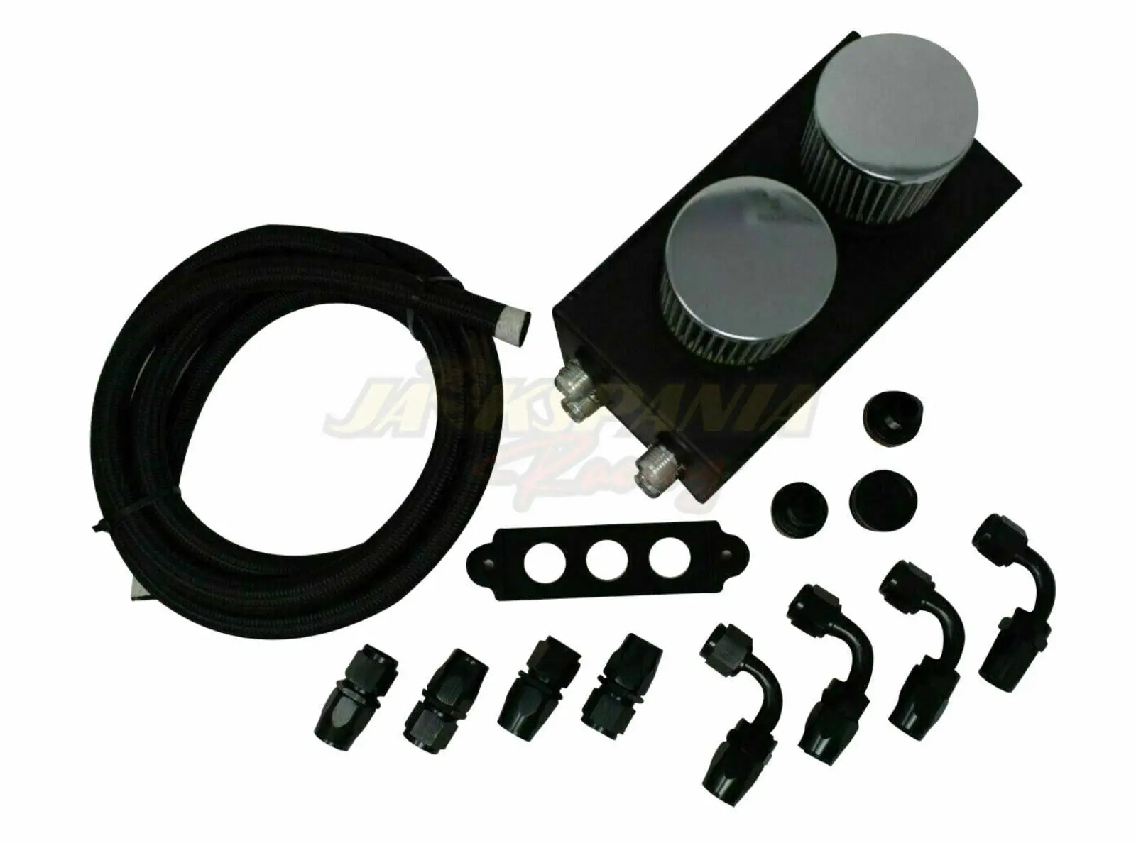 Battery Relocation Oil Catch Can For EK EG CRX DC2 Si Type R 4 Port 10 ...