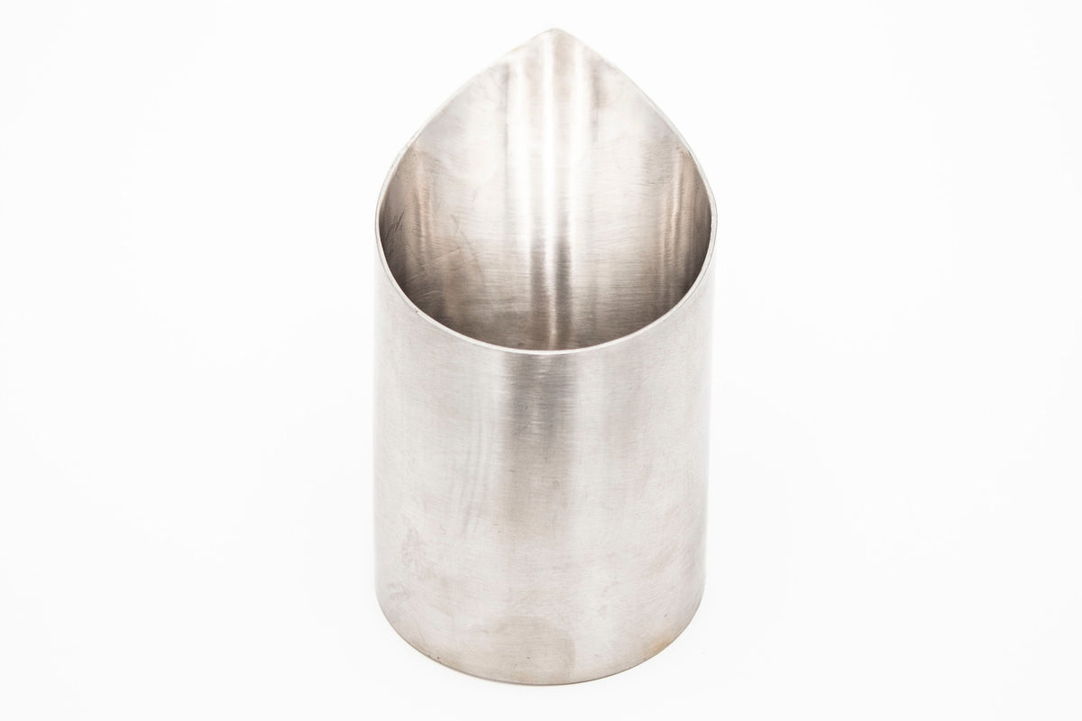 Stainless Tear Drop Exhaust Tip 3" Length - V2 – Carrot Top Tuning