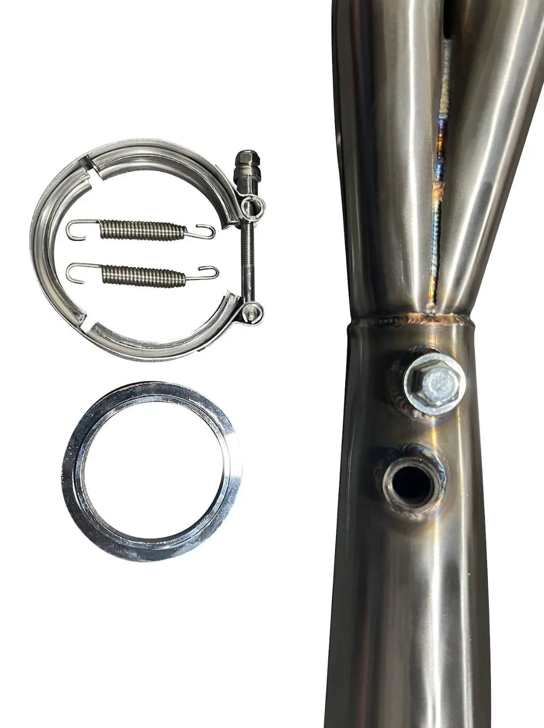 K Series K20 K24 K Swap Megaphone 4-1 Collector Merger 3" Vband EG EK ...