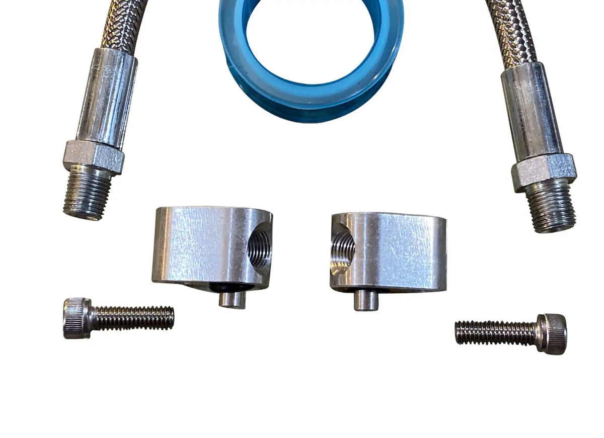 LS Engine Bypass Braided Hose Coolant LSX LS1 LM7 LR4 LQ4 LS6 L59 LQ9 ...