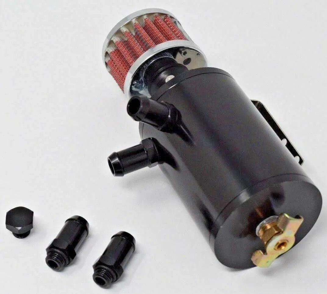 Motor K Baffled Engine Oil Catch Can Reservoir Tank Breather Oil Separ ...