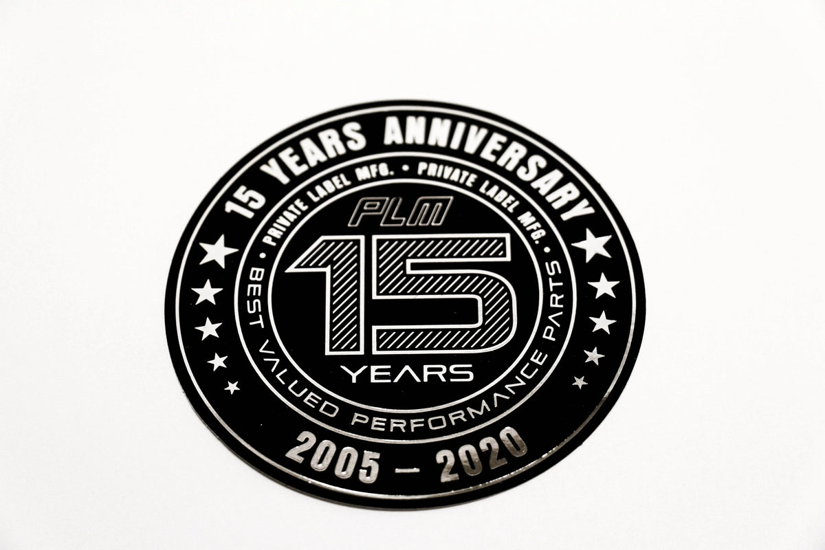 PLM Anniversary Badge Decal Sticker | High Quality Automotive ...