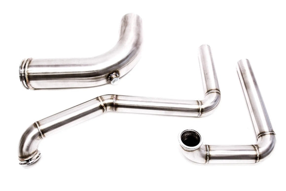 PLM K-Series Hood Exit Up-Pipe & Dump Tube for Top Mount Turbo Manifold ...
