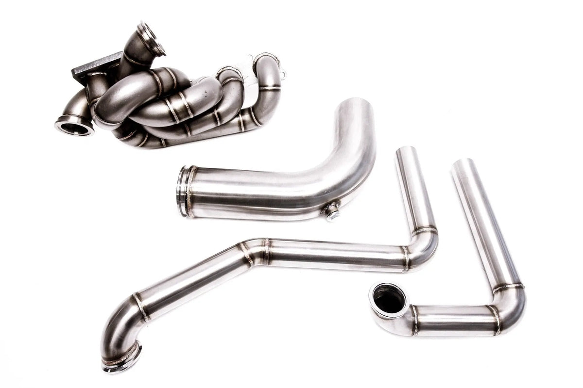 PLM K-Series Hood Exit Up-Pipe & Dump Tube for Top Mount Turbo Manifold ...