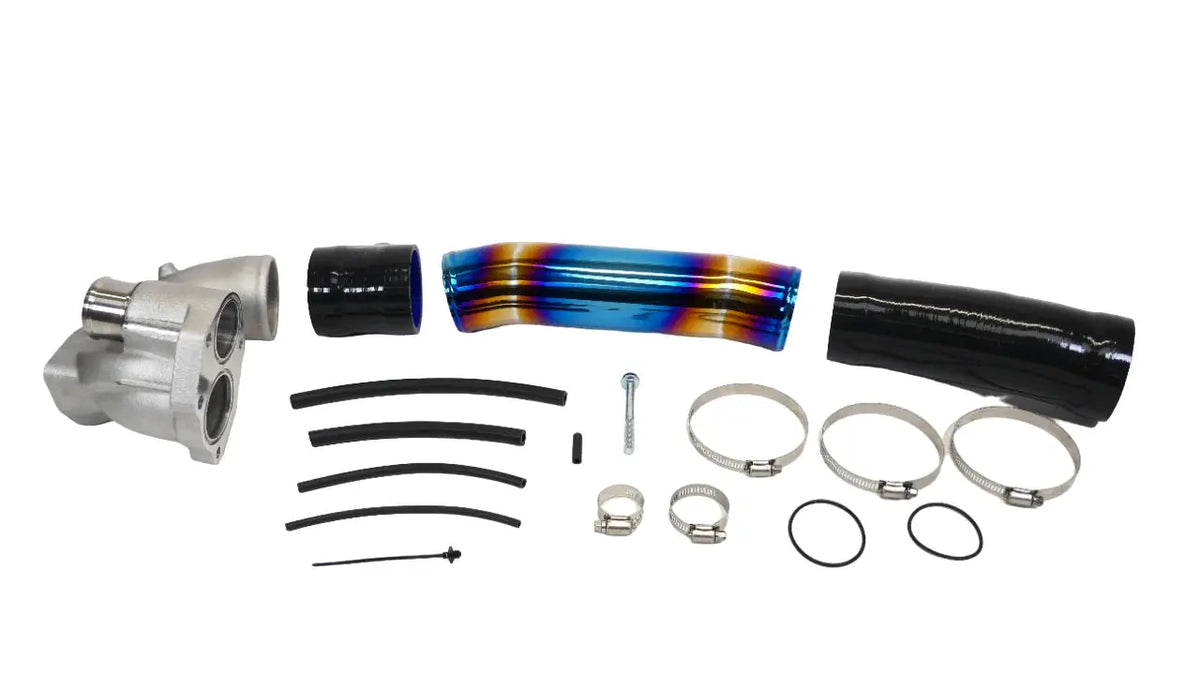 PLM Turbo Inlet Pipe Kit Stainless Burnt Blue - 2017-2022 CR-V 1.5T ...