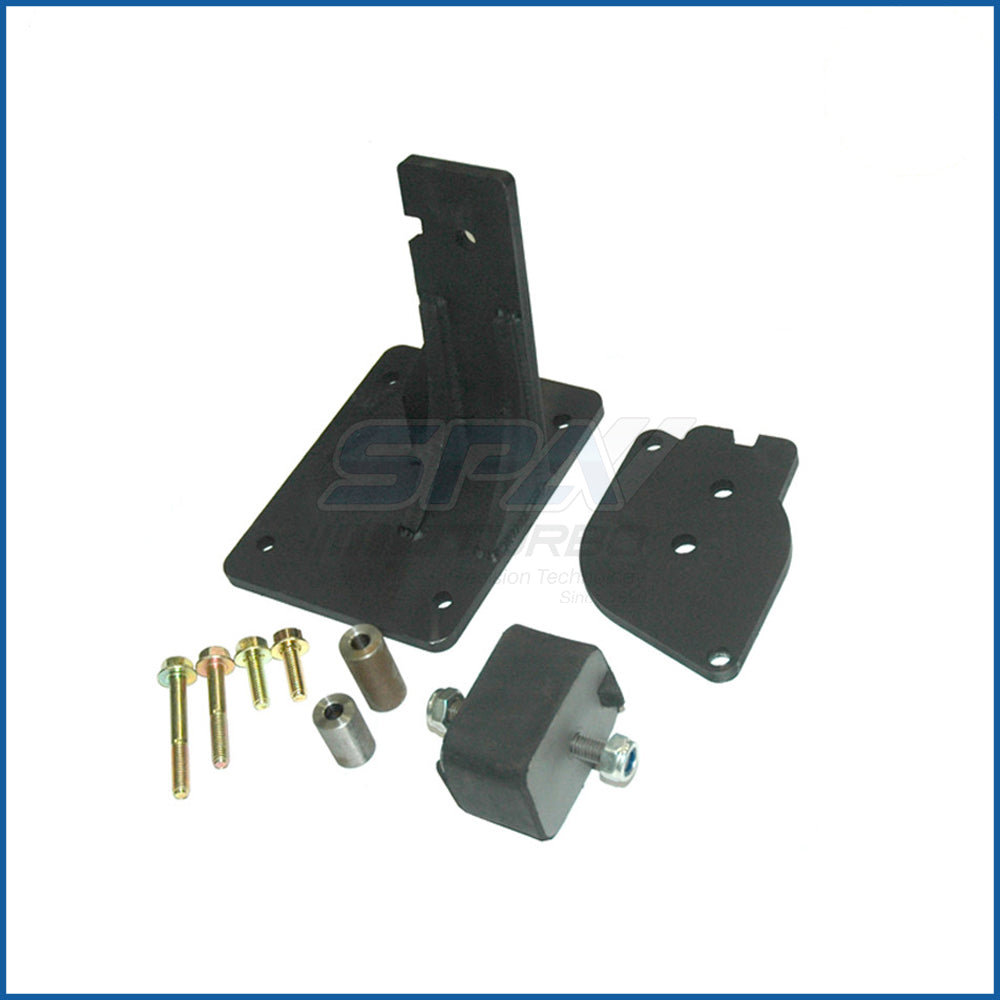 VW MKIII / B3 / B4 rear engine mount for bottom mount SPA Turbo manifo ...