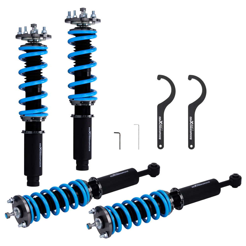 Height and damper adjustable spring shock absorber coilover set Honda ...