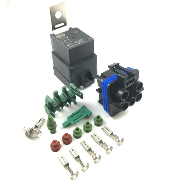 Hella 35A Sealed Relay w/ 5-Pin Connector Kit | High Quality Automotive ...