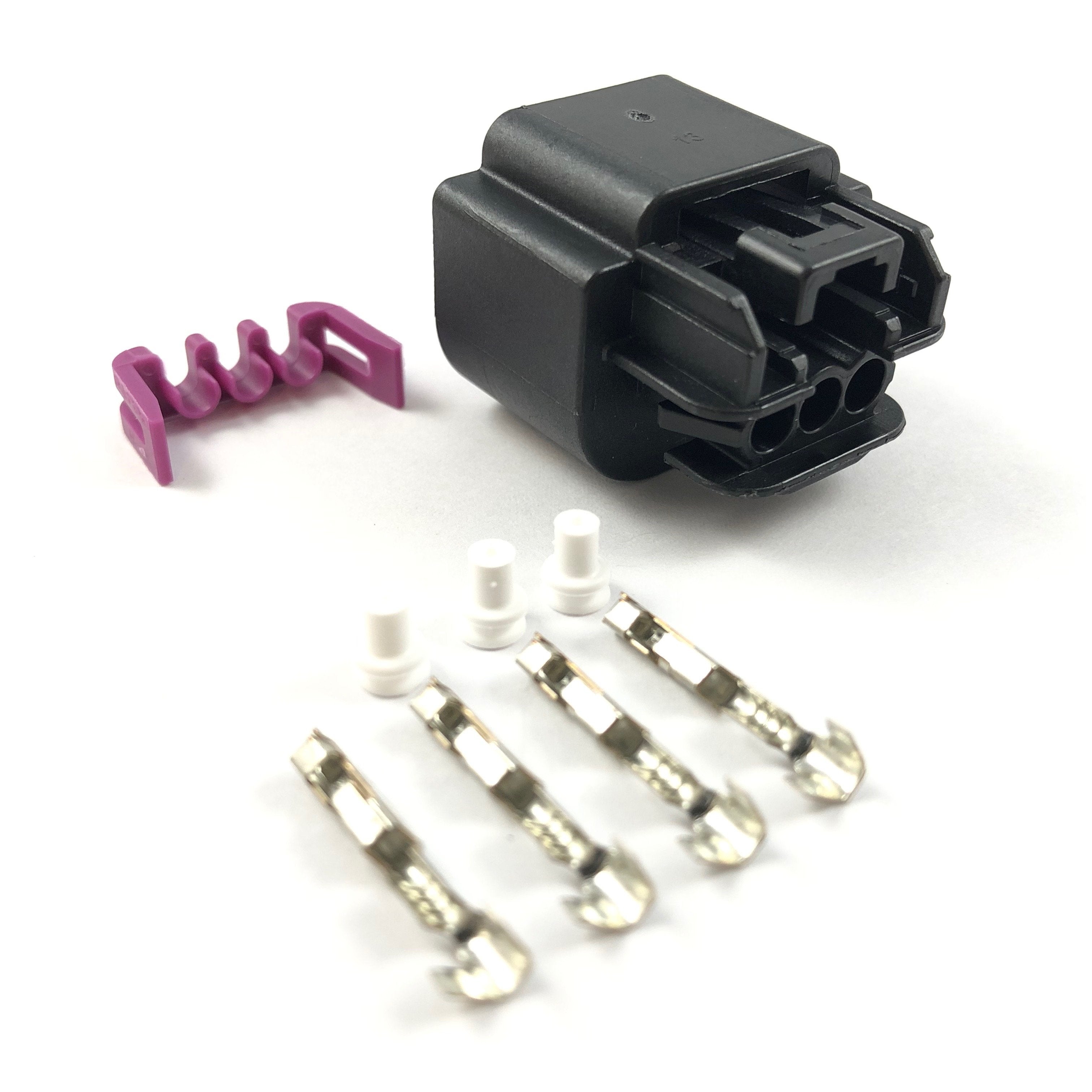 MoTeC E85 Ethanol 3-Pin Flex Fuel Sensor Connector Plug Kit – Carrot ...