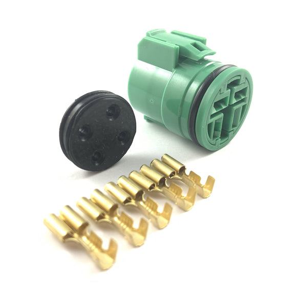 Nippon Denso 4-Pin Round Alternator Regulator Connector Plug Kit ...